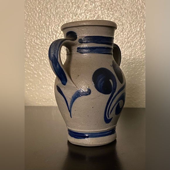 Accents | Vintage German Salt Glazed Handmade Jug Handarbeit Salt ...